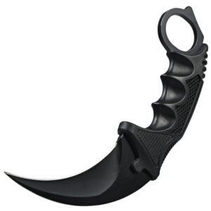 Falcon Tactical Karambit Black Survival Knife Outdoor Tiger Claw/Tooth ...