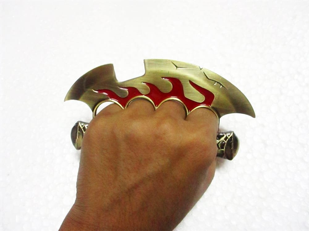 Antique Spiked Saw Blade Copper Colour Thick Metal knuckleduster ...