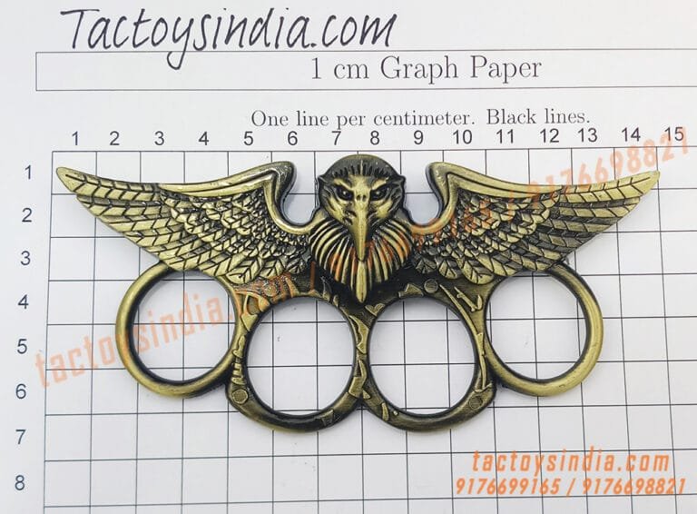 Copper Hawk with Big Open Wings Knuckle Duster Large Finger Rings ...