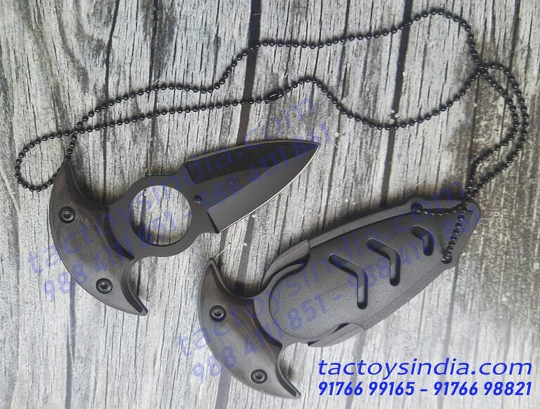 Push Dagger Neck Knife defence Pendant With Quick release ABS Fibre ...